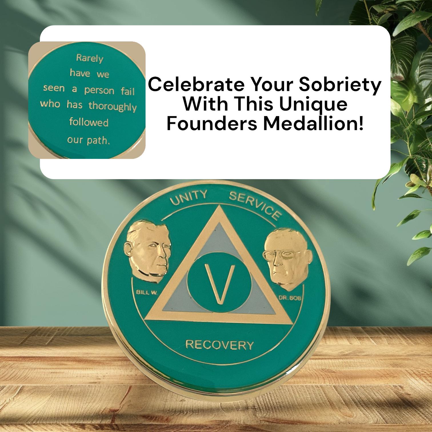 AA, Turquoise, Blue, Aqua, Alcoholics Anonymous, Founders, Bill & Bob ...