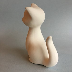 Ceramic Cat, Ready to Paint, Gift for Girls, Ceramic Bisque, Toys for ...