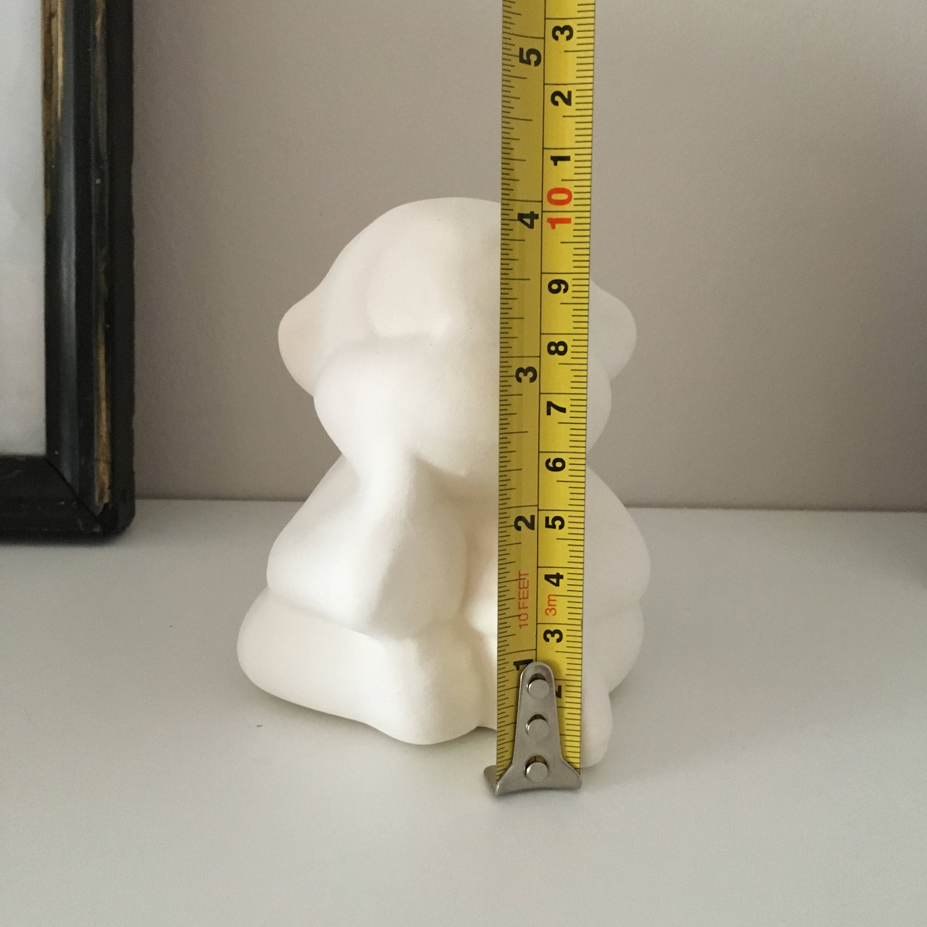 Ceramic Cash Box, Ceramic Monkey With Banana, Ready to Paint, Money ...