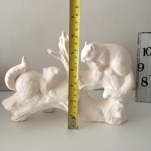 Ceramic Squirrels, Set of 2 Squirrels, Ready to Paint, Ceramic Bisque ...