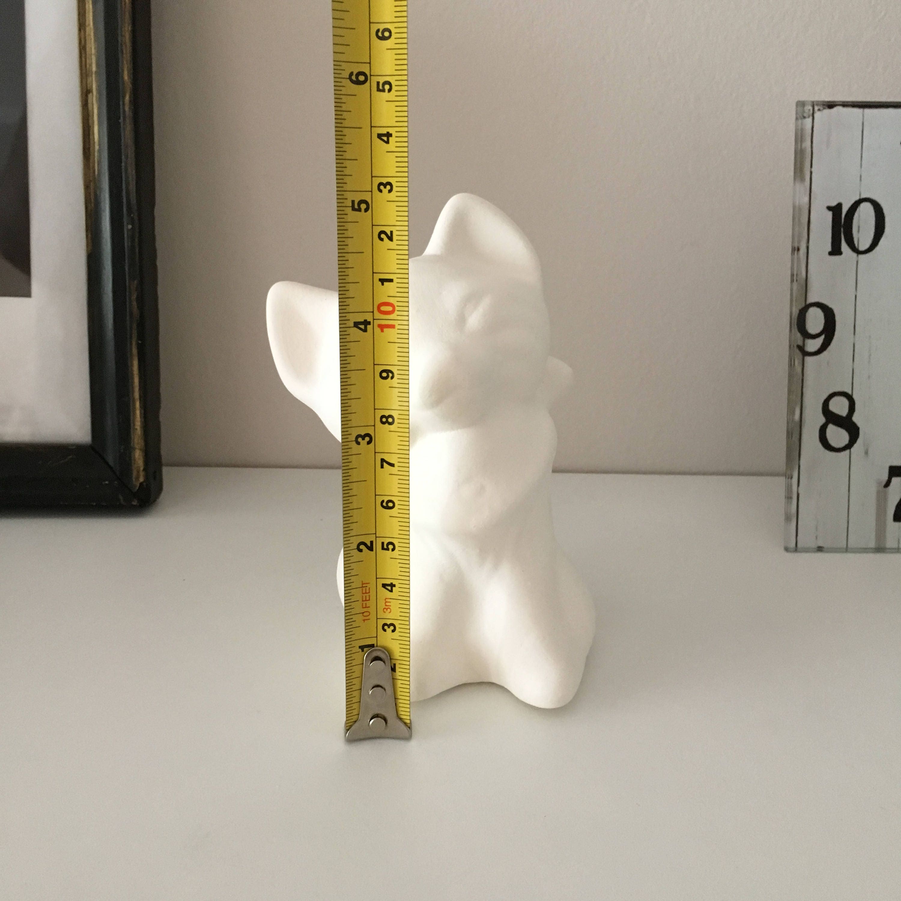 Ceramic Cat Ready to Paint White Cat Ceramic Bisque Cat | Etsy