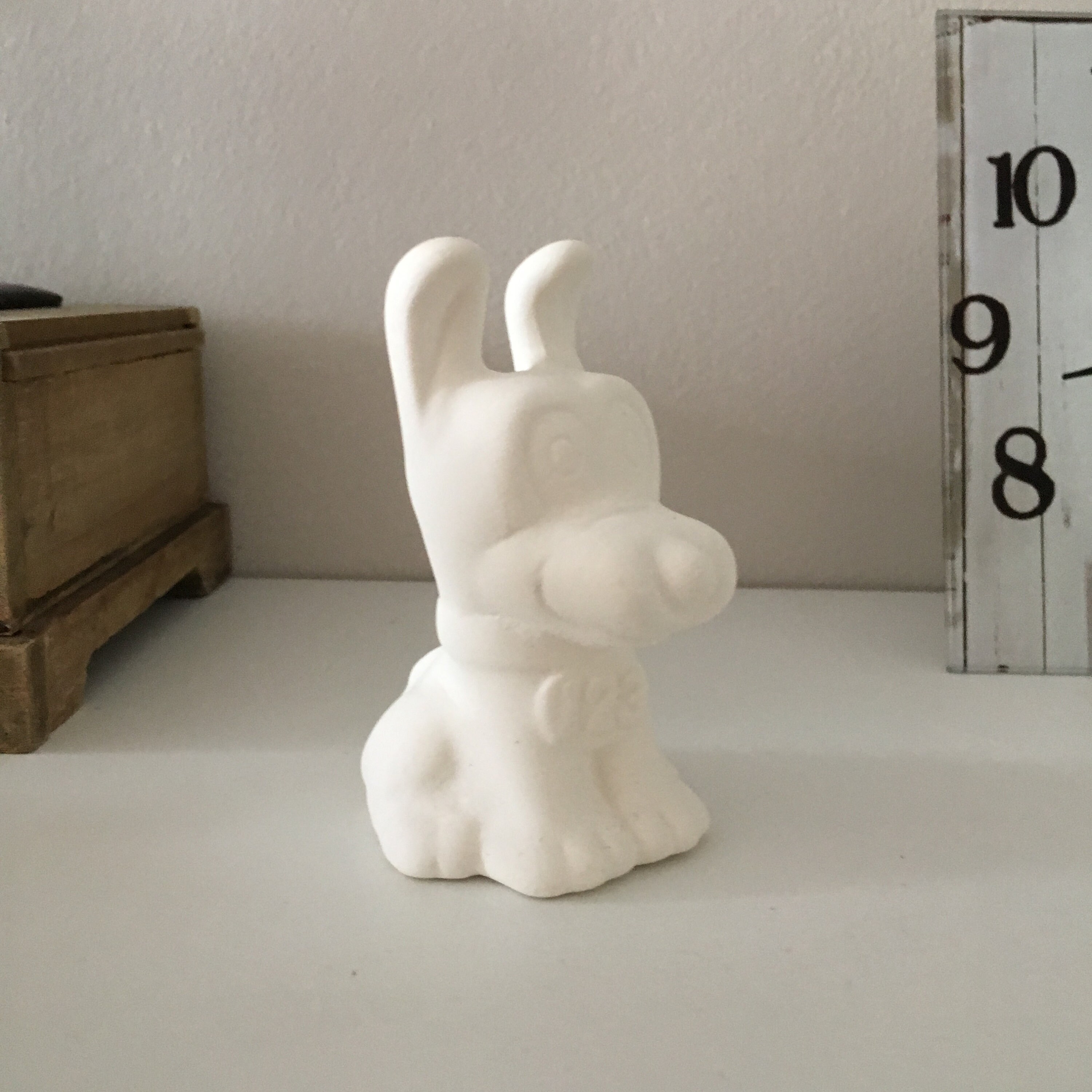 Ceramic Dog Miniature Ready to Paint Ceramic Bisque Dog to | Etsy