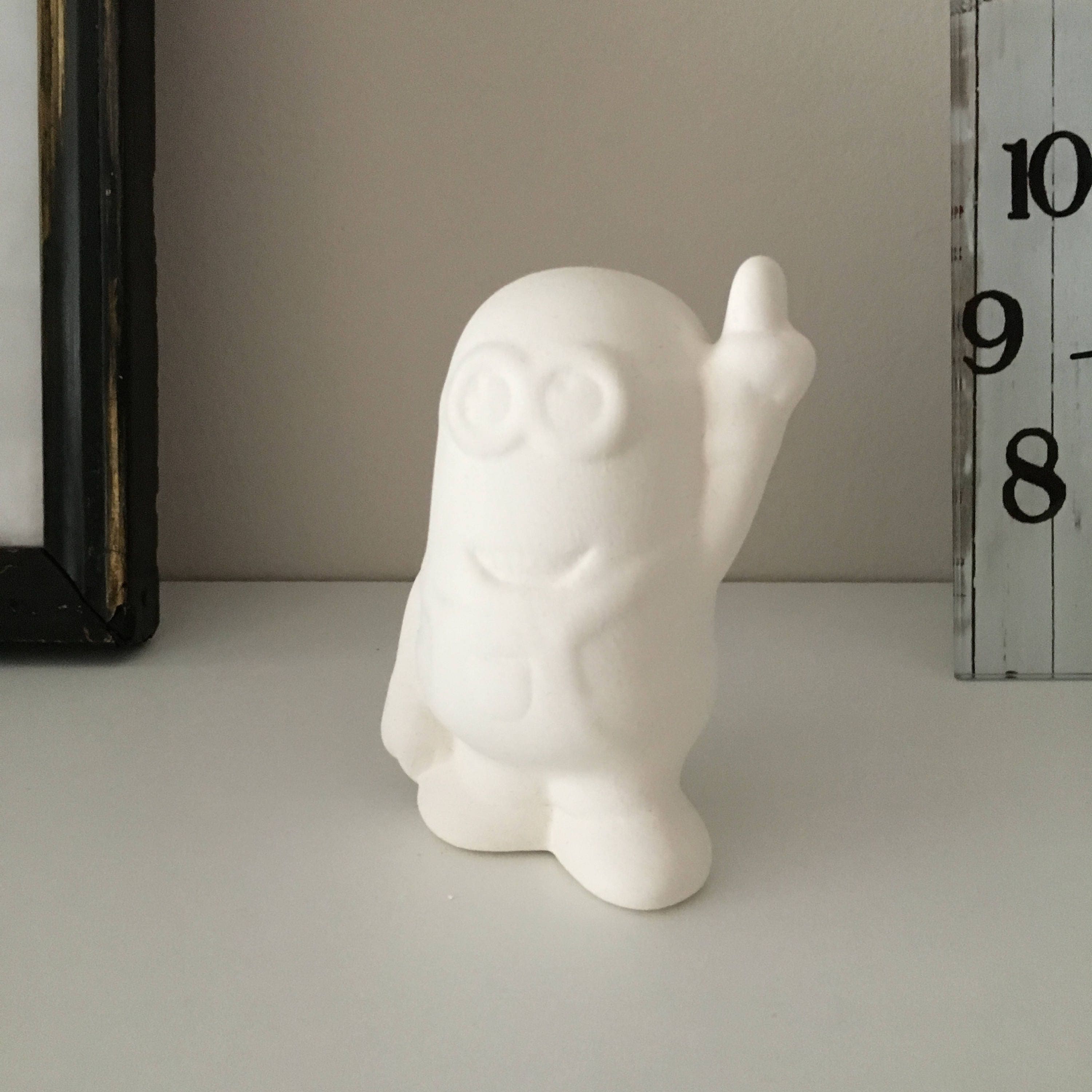 Ceramic Minion Figurine Ready to Paint Miniature Despicable Me - Etsy