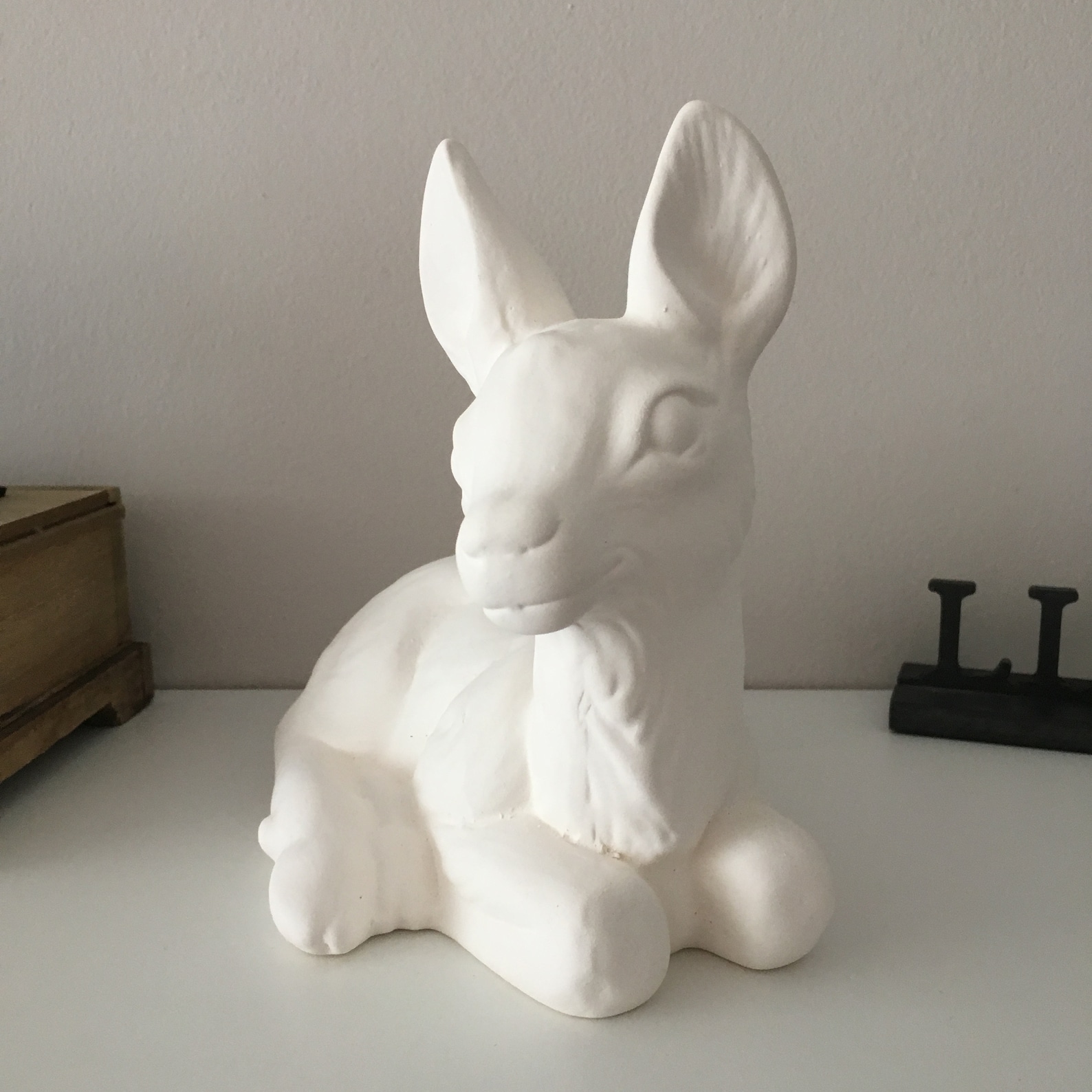 Ceramic Deer Figurine Ceramic Deer Ready to Paint Deer - Etsy