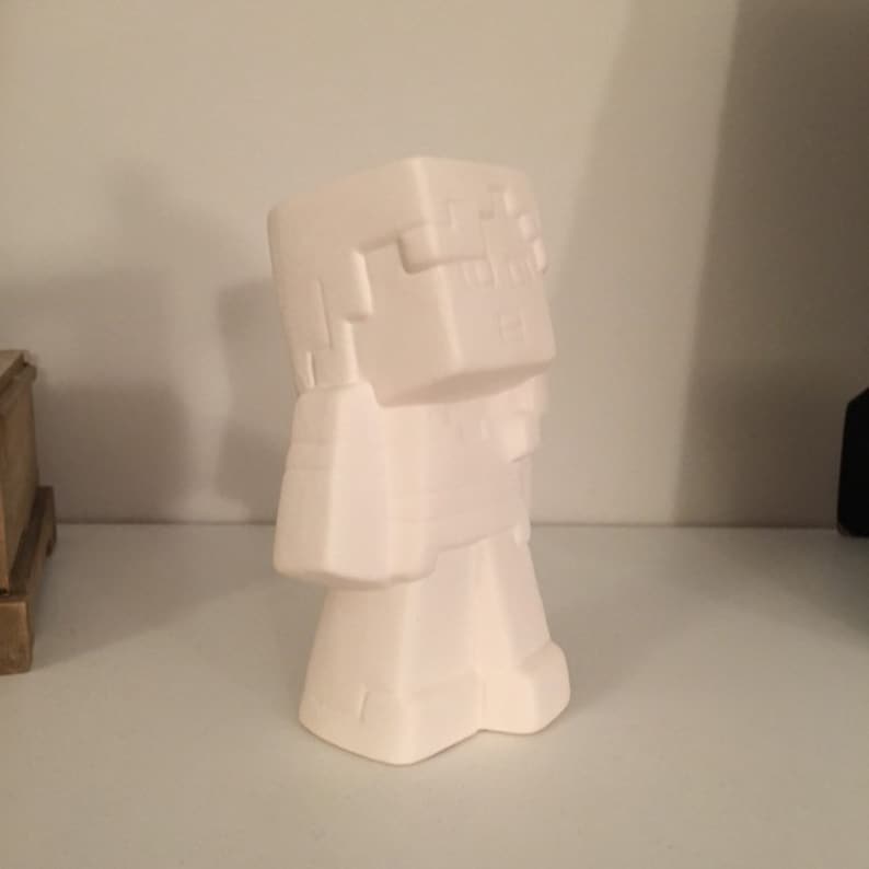 Minecraft Figurine, Ceramic Minecraft, Minecraft Party, Minecraft ...