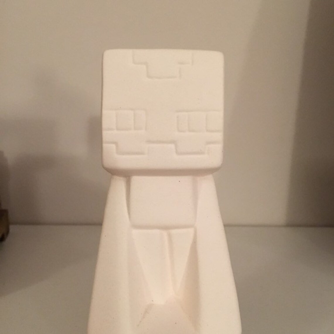 Minecraft Figure, Unfinished Minecraft, Ceramic Minecraft, Party Decor ...
