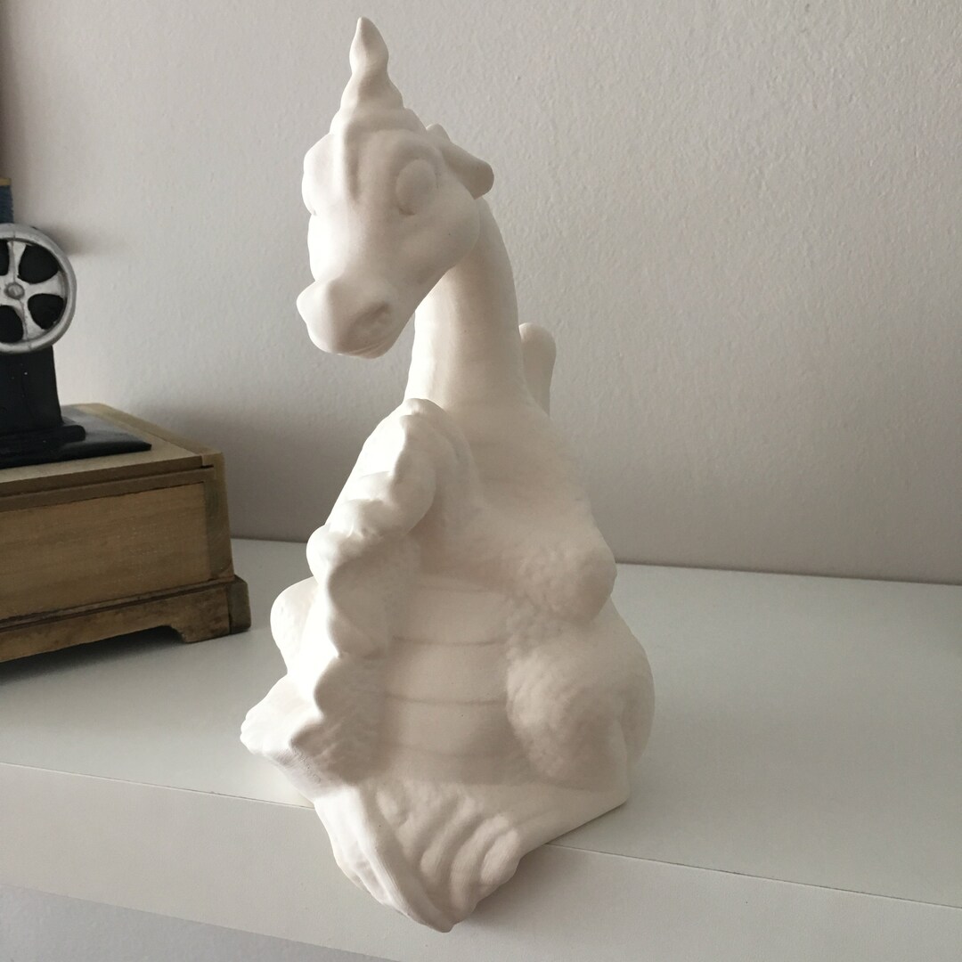 Ceramic Dragon, Unfinished Dragon, Ready to Paint, Ceramic Bisque ...