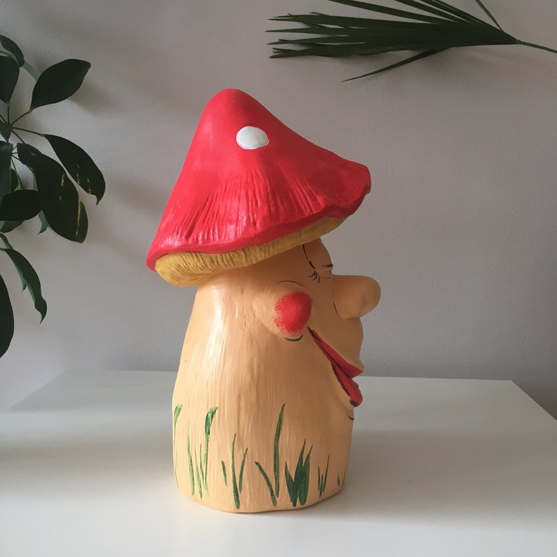 Ceramic Mushroom Garden Decoration Mushroom Figurine | Etsy