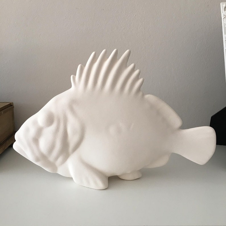 Ceramic Fish Fish Art Fish Sculpture Pottery Fish Fish | Etsy