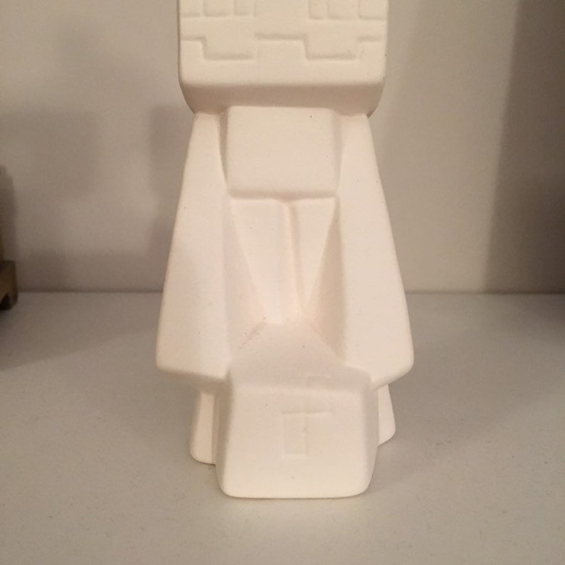 Minecraft Figure, Unfinished Minecraft, Ceramic Minecraft, Party Decor ...