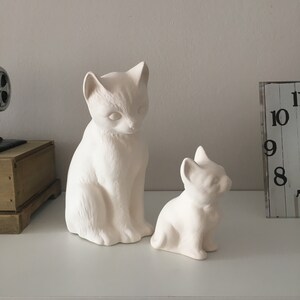 Ceramic Cat, Ready to Paint, Ceramic Bisque, Housewarming Gift, Home ...