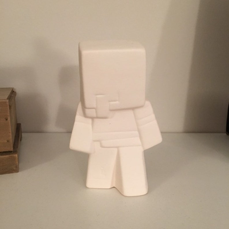 Minecraft Figurine, Ceramic Minecraft, Minecraft Party, Minecraft ...