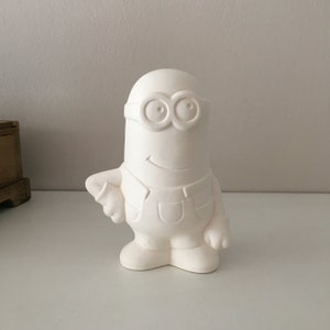 Ceramic Minion Figurines: DIY Paintable Set of 4 - Etsy