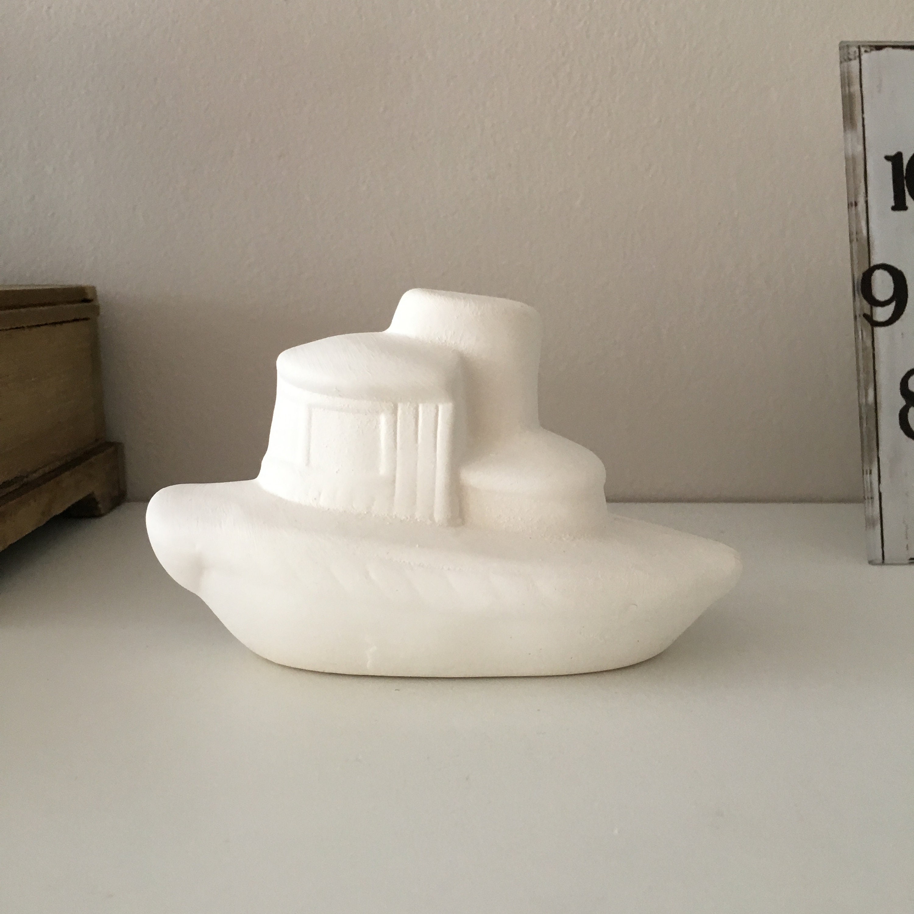 Ceramic Ship Ready to Paint Ceramic Bisque Ceramic | Etsy