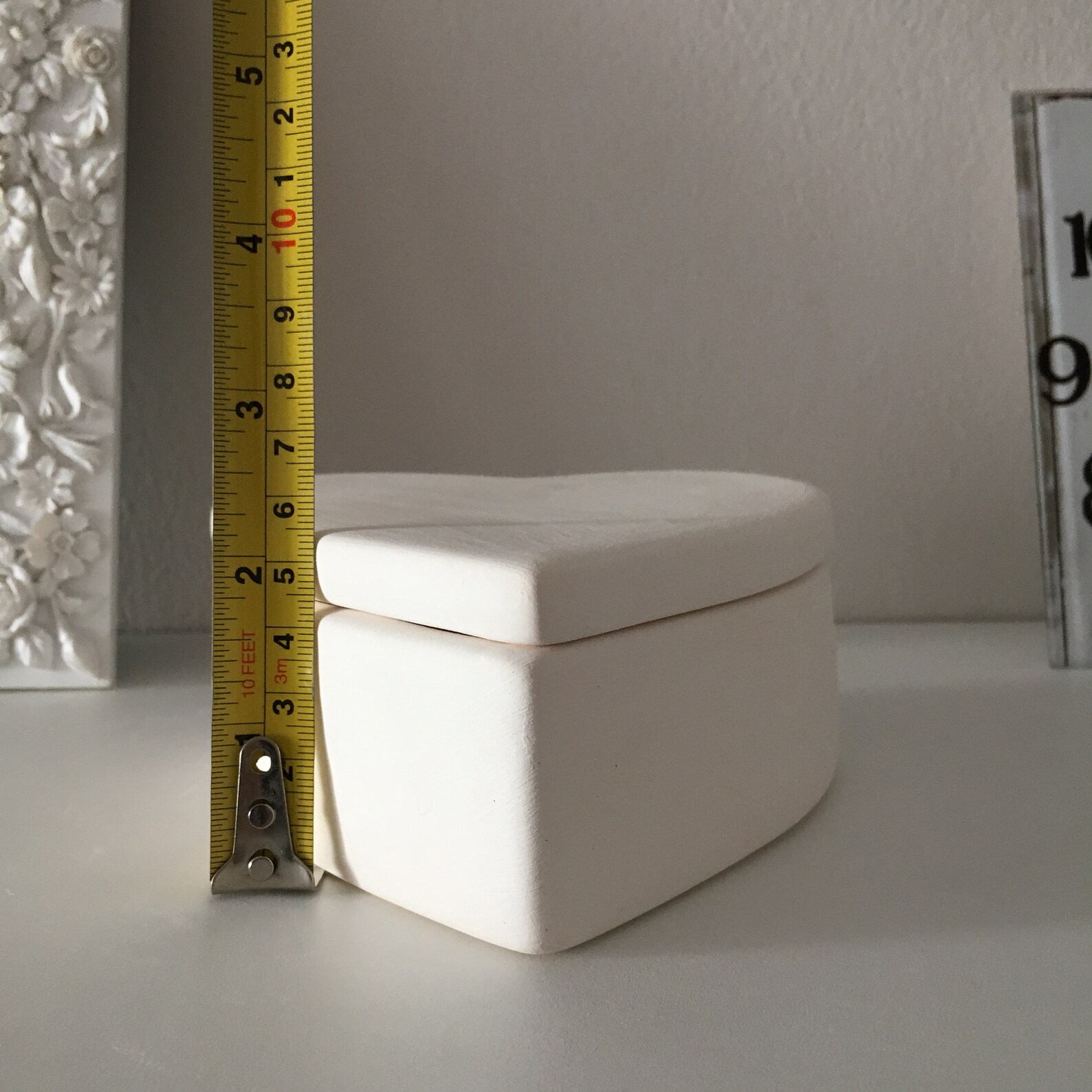 Valentines Day Decor Ceramic Heart Box Jewelry Storage | Etsy