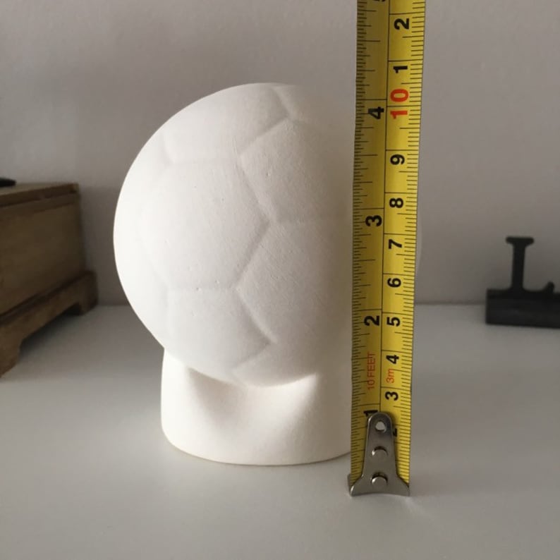 Ceramic Soccer Ball, Ceramic Bisque, Cash Box Ball, Gift for Boys ...