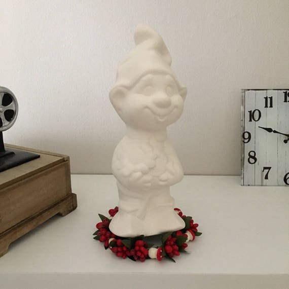 Ceramic Smurf Figurine Kids Room Decor Ready to Paint - Etsy