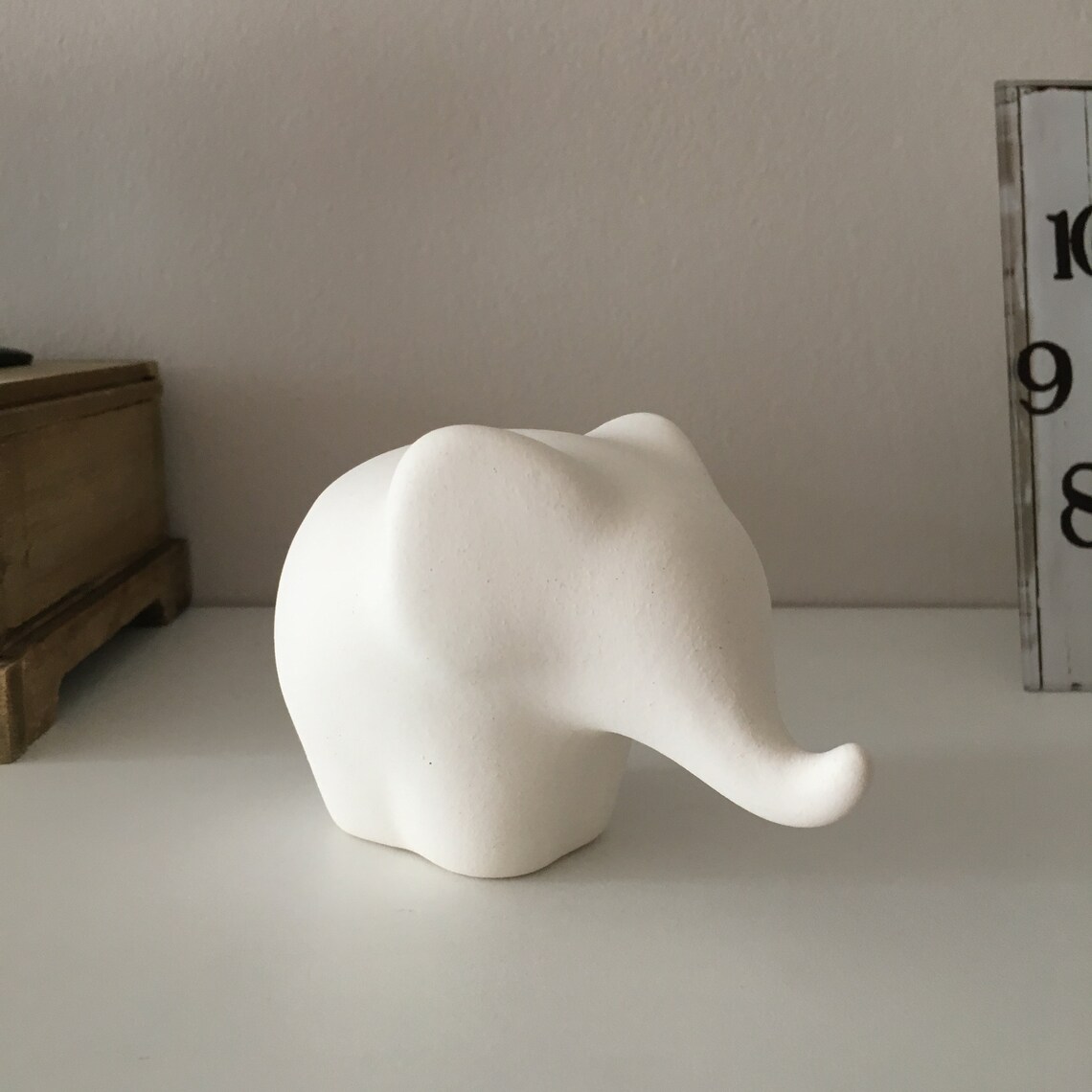 Elephant Figurine Ready to Paint Ceramic Bisque Ceramic | Etsy