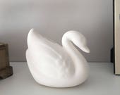 Swan Bank Ceramic Swan Ready to Paint Money Box Swan Cash - Etsy