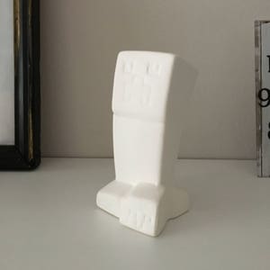 Ceramic Minecraft Figurine Ready to Paint Miniature Ceramic Bisque ...