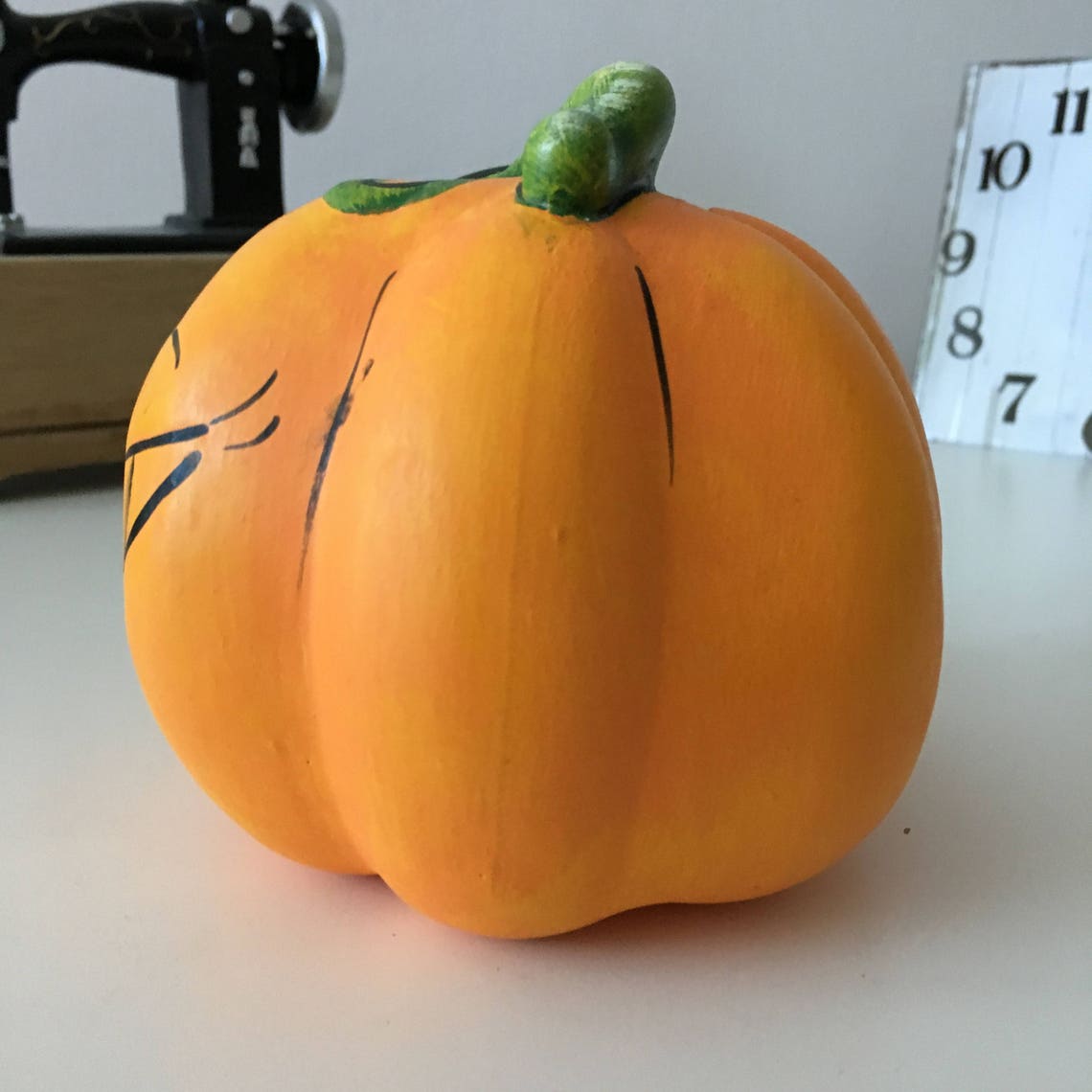 Ceramic Pumpkin Bank Coin Bank Piggy Banks Painted Pumpkin - Etsy