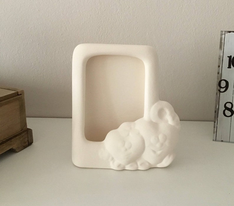 Ceramic Ready to Paint Picture Frame Love Picture Frame - Etsy