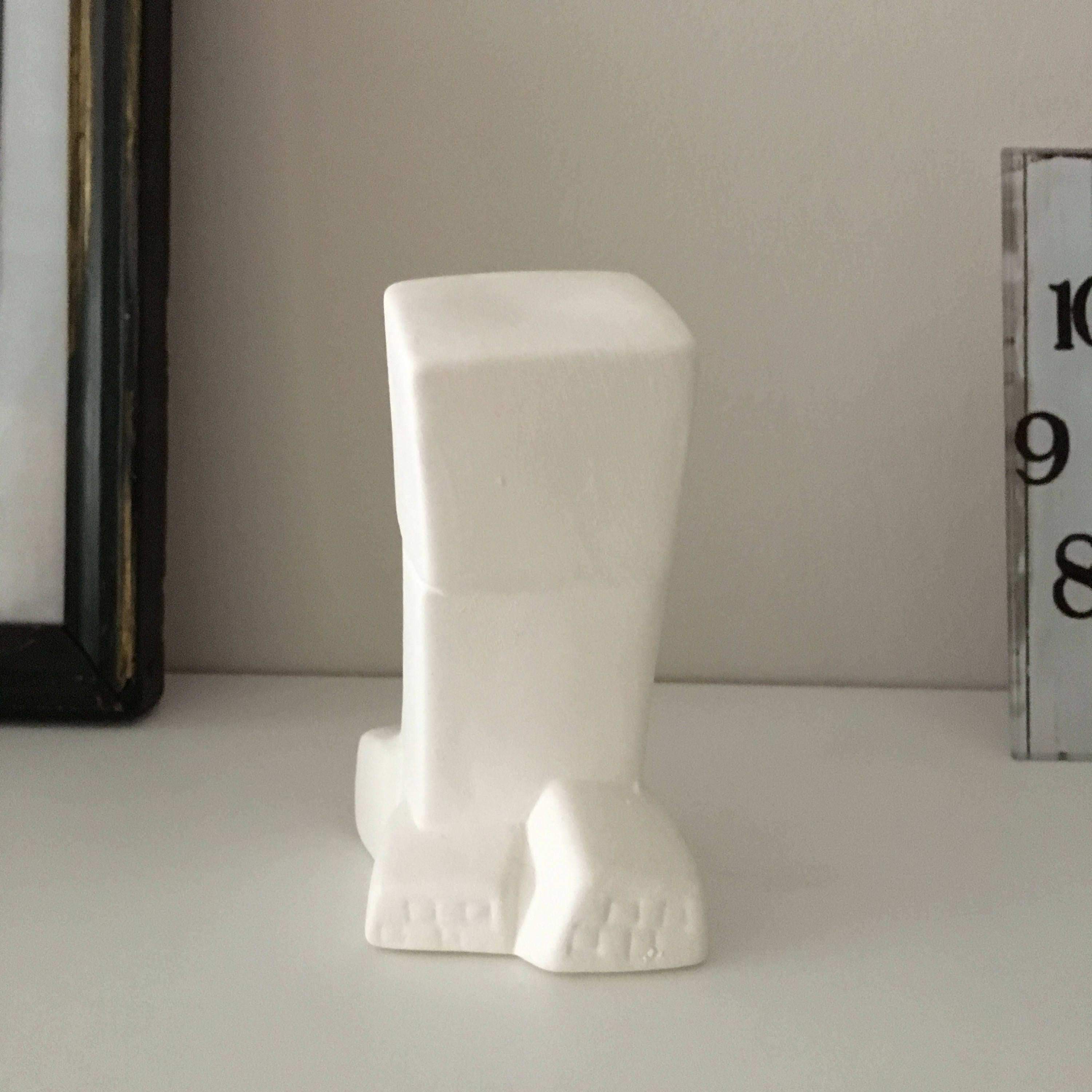 Ceramic Minecraft Figurine Ready to Paint Miniature Ceramic | Etsy