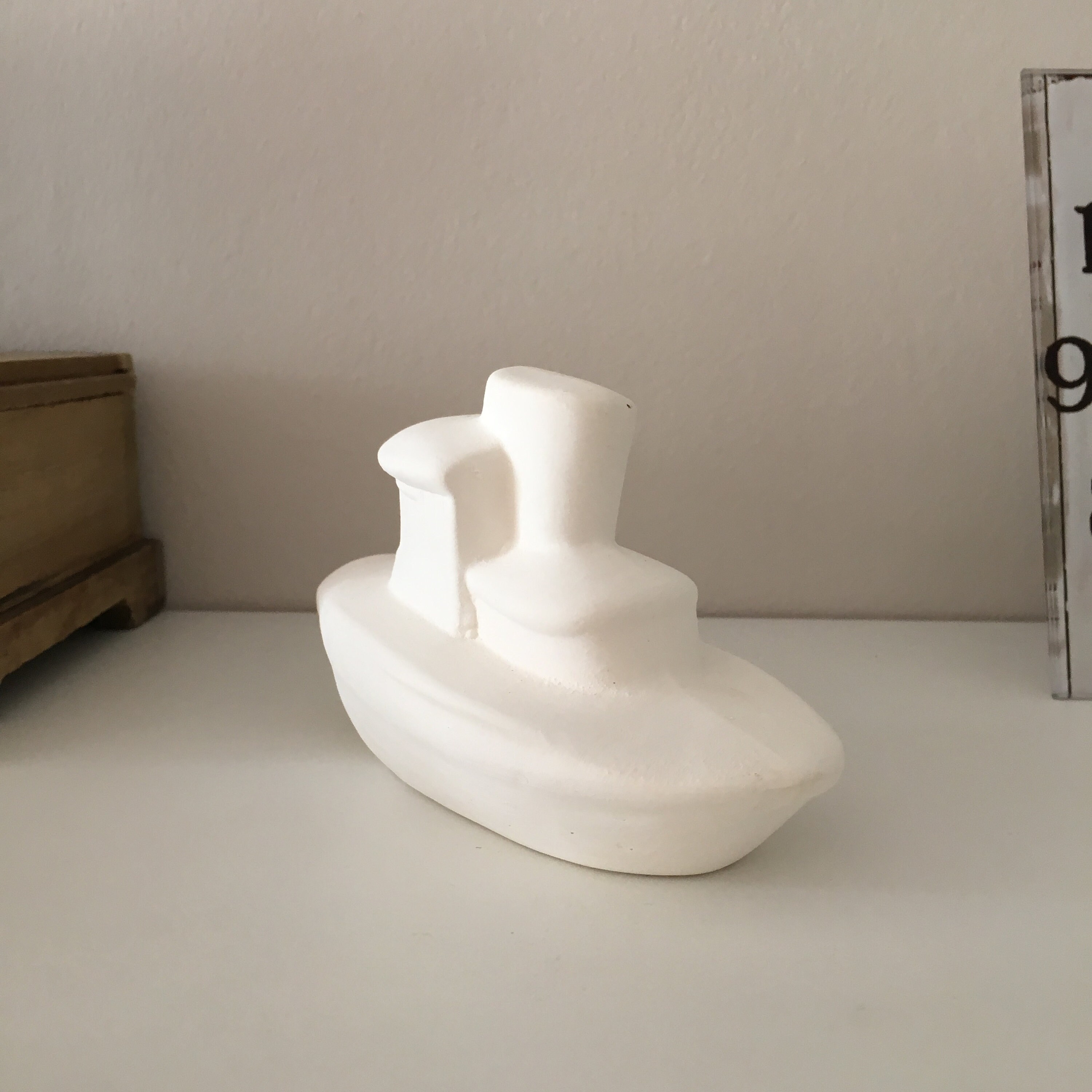 Ceramic Ship Ready to Paint Ceramic Bisque Ceramic | Etsy