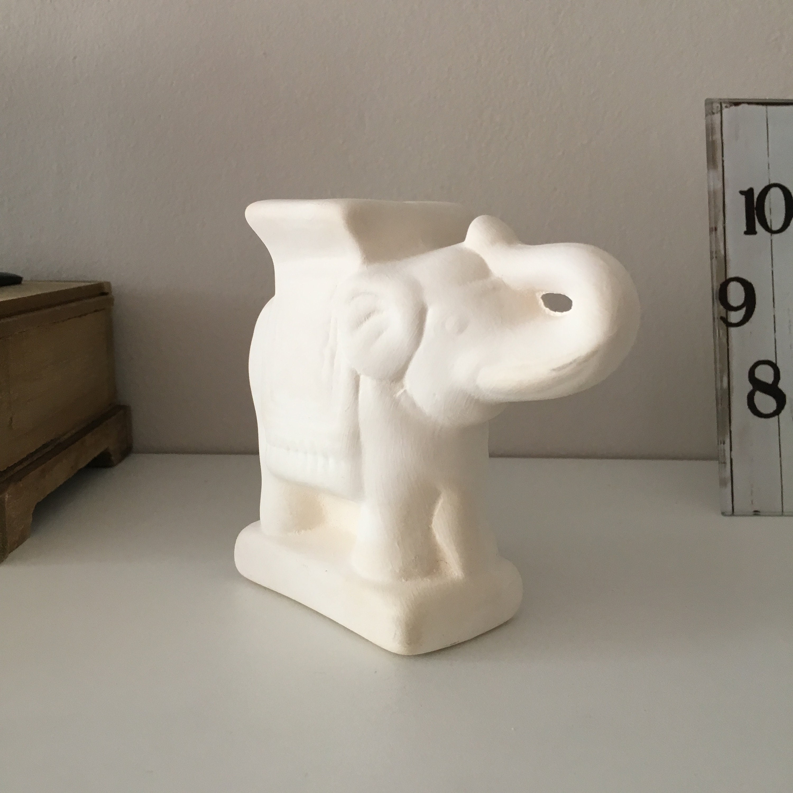 Ceramic Bisque, Ceramic Indian Elephant, Ready to Paint, Elephant Cash ...