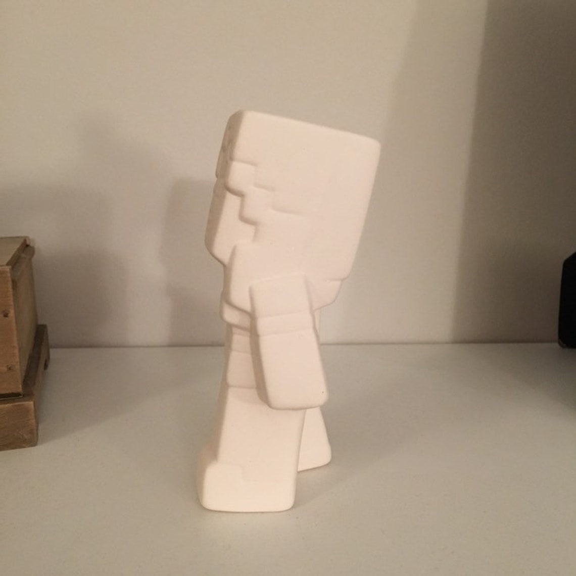 Minecraft Figurine Ceramic Minecraft Minecraft Party - Etsy