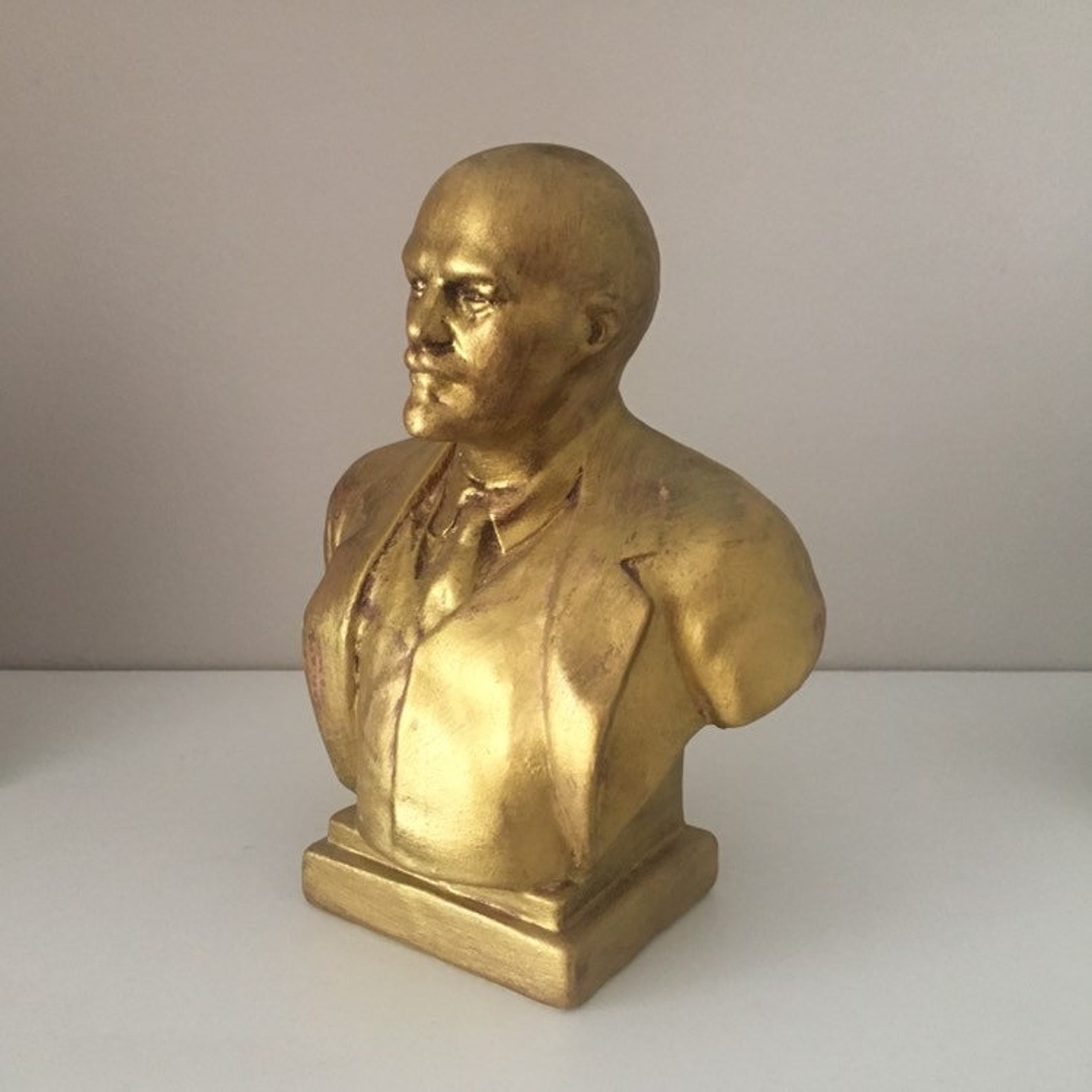 Ceramic Lenin Bust, Soviet Russian USSR Leader Vladimir Lenin, Vintage ...