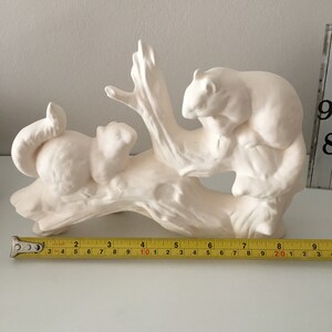 Ceramic Squirrels, Set of 2 Squirrels, Ready to Paint, Ceramic Bisque ...