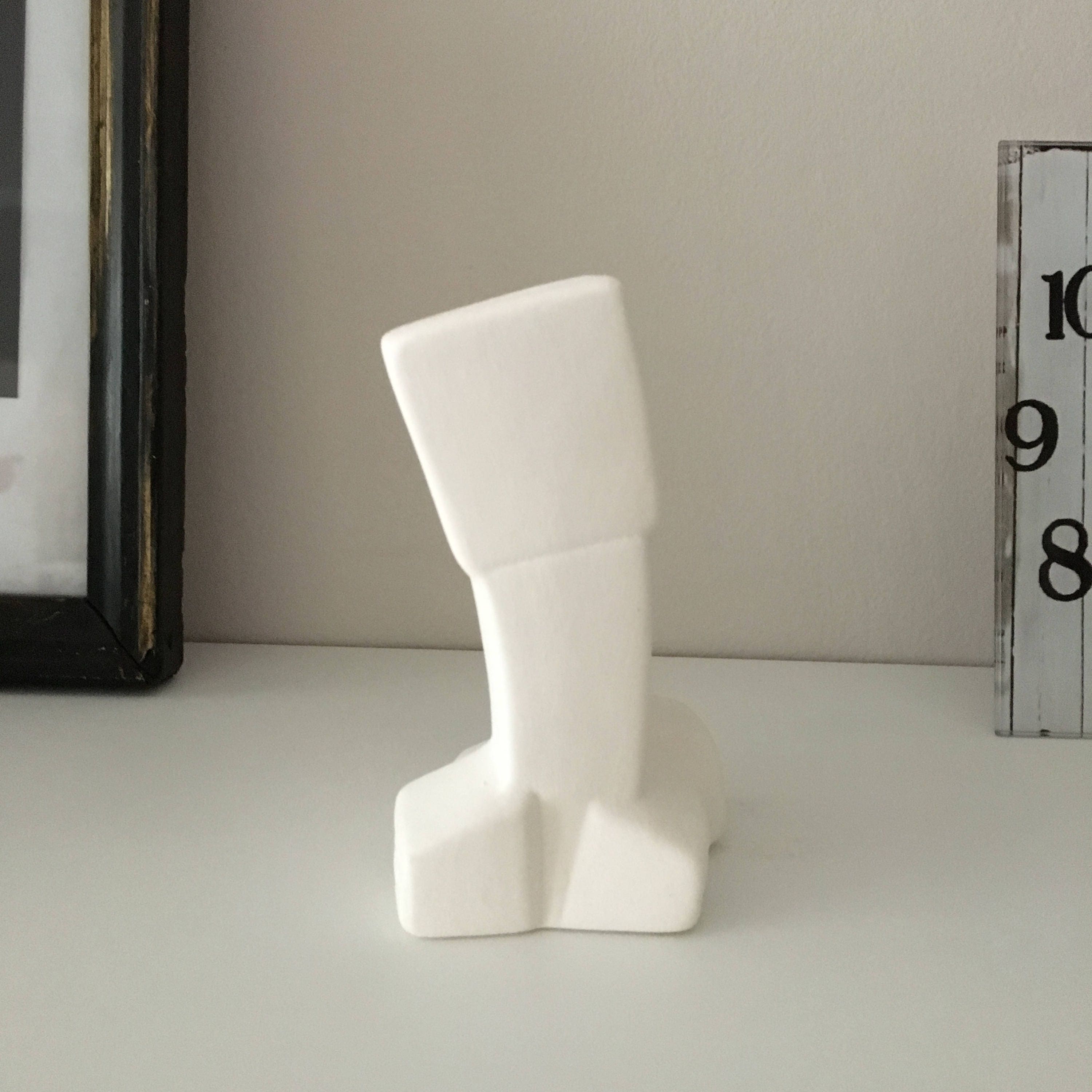 Ceramic Minecraft Figurine Ready to Paint Miniature Ceramic | Etsy