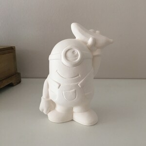 Ceramic Minion Figurines: DIY Paintable Set of 4 - Etsy