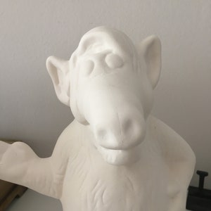 Alf Statue, Alf Bisque Doll, Alf the Alien Friend, Ceramic Alf Figure ...