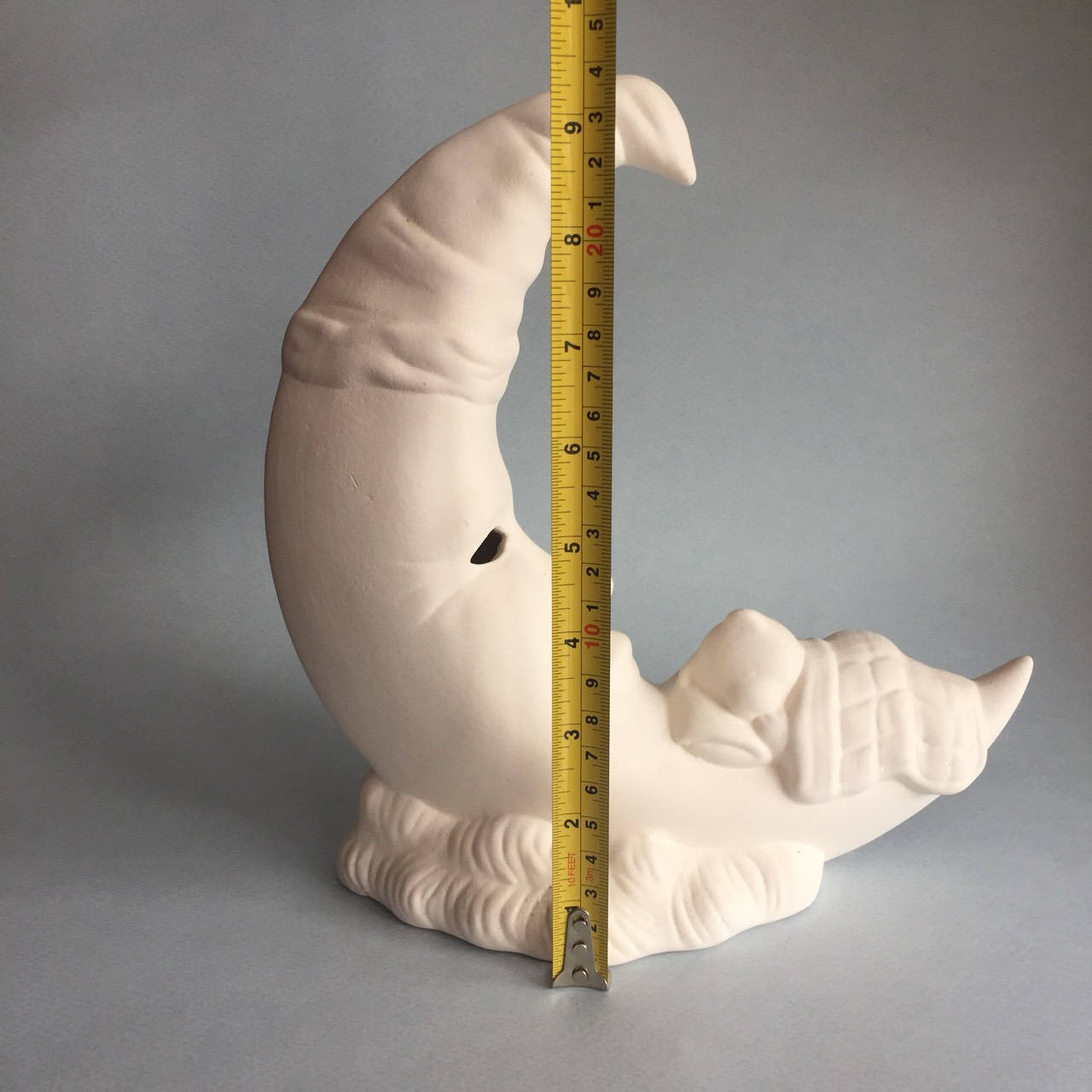 Home Decor: Ceramic Sleep Moon With Bear, DIY Miniature Pottery Gift ...