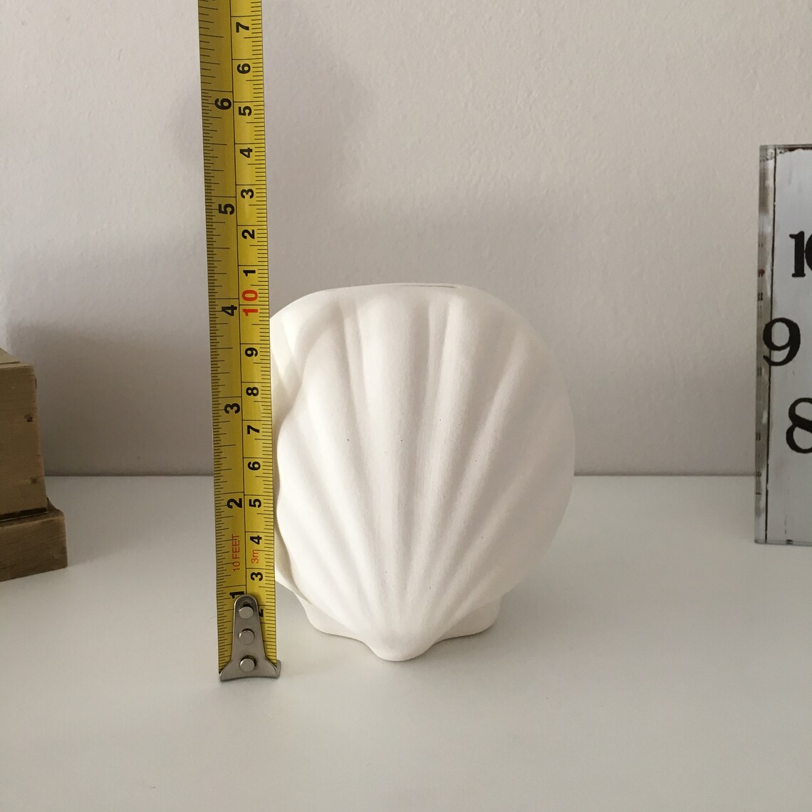 Ready to Paint Ceramic Shell Shell Coin Bank Piggy Banks | Etsy