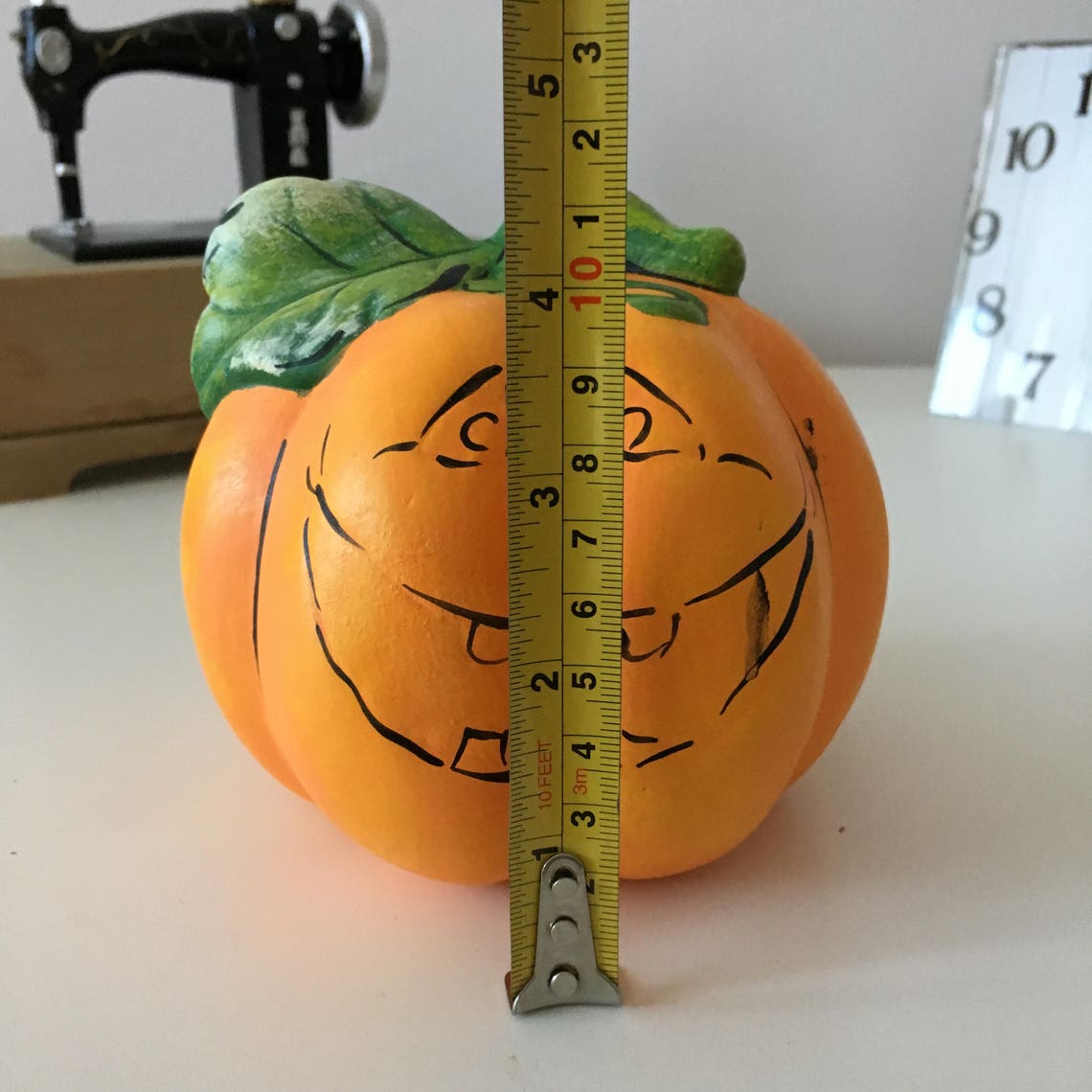 Ceramic Pumpkin Bank Coin Bank Piggy Banks Painted Pumpkin - Etsy