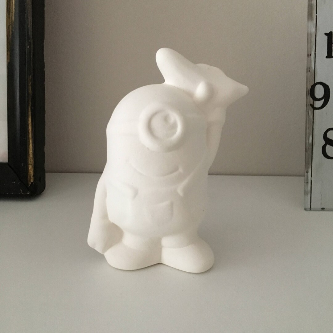 Ceramic Minion Figurine Ready Paint Ceramic Bisque Minions Despicable ...