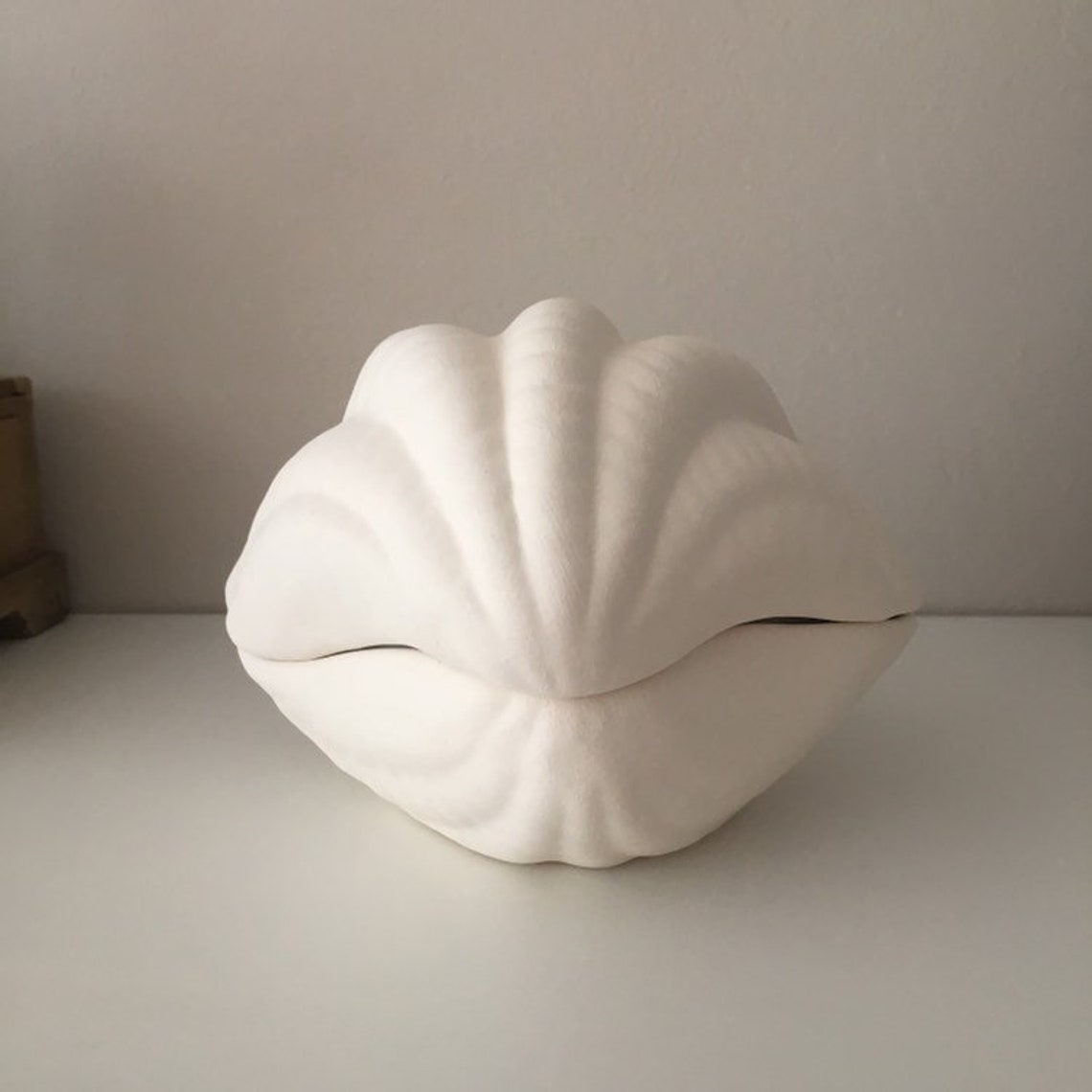 Ceramic Clam Shell Ceramic Statue Unfinished Clam Paintable | Etsy Canada
