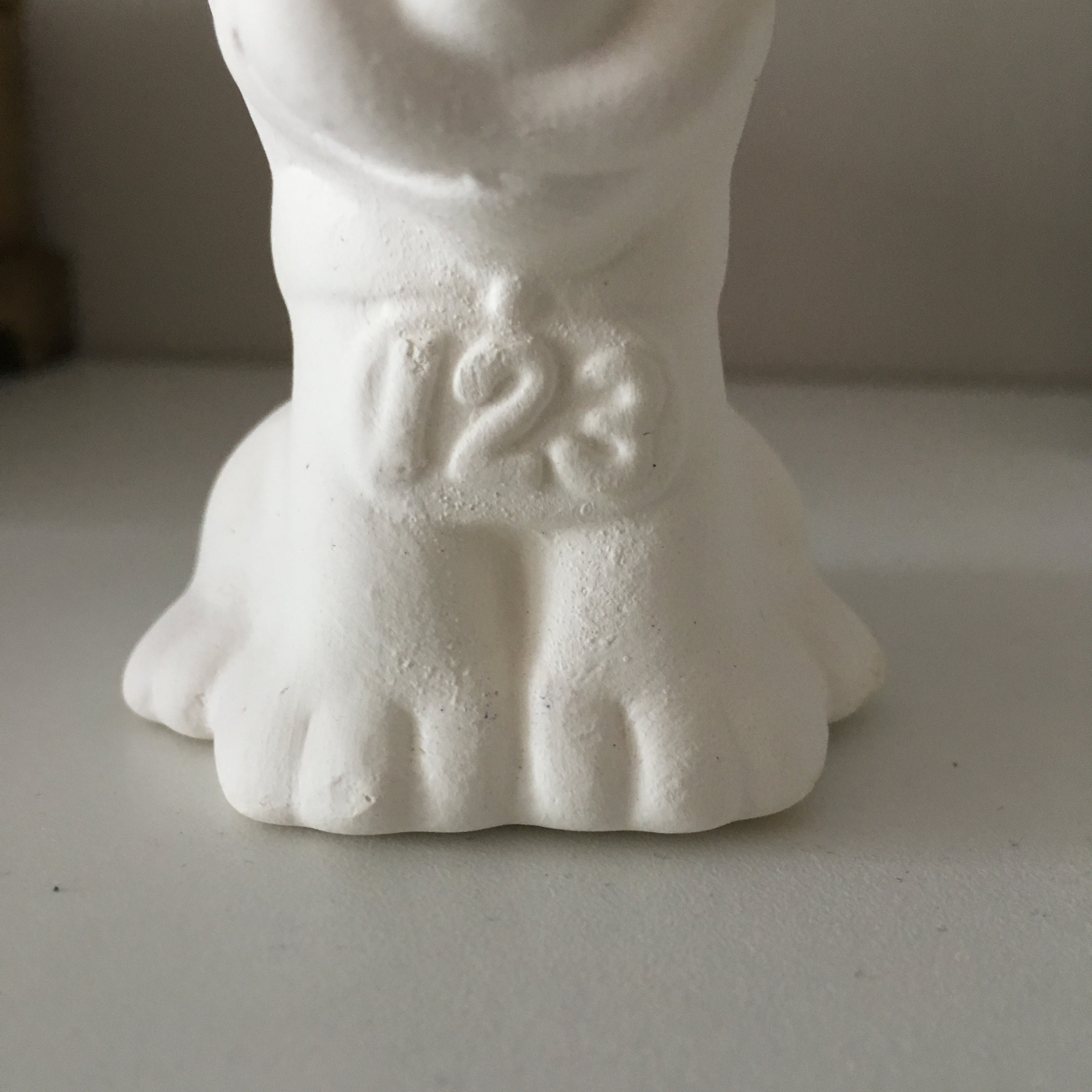 Ceramic Dog Miniature Ready to Paint Ceramic Bisque Dog to | Etsy