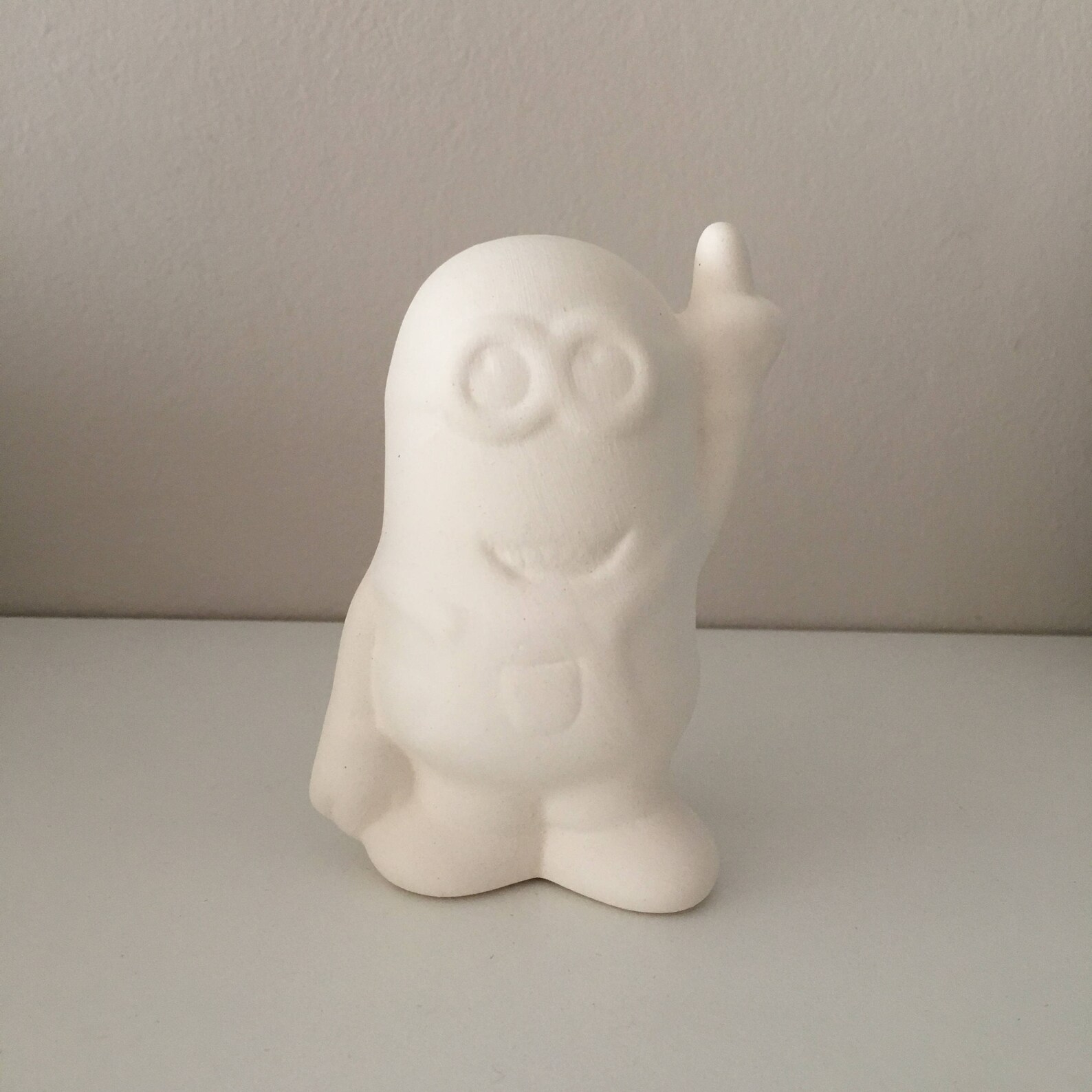 Ceramic Minion Figurine Ready to Paint Miniature Despicable Me ...