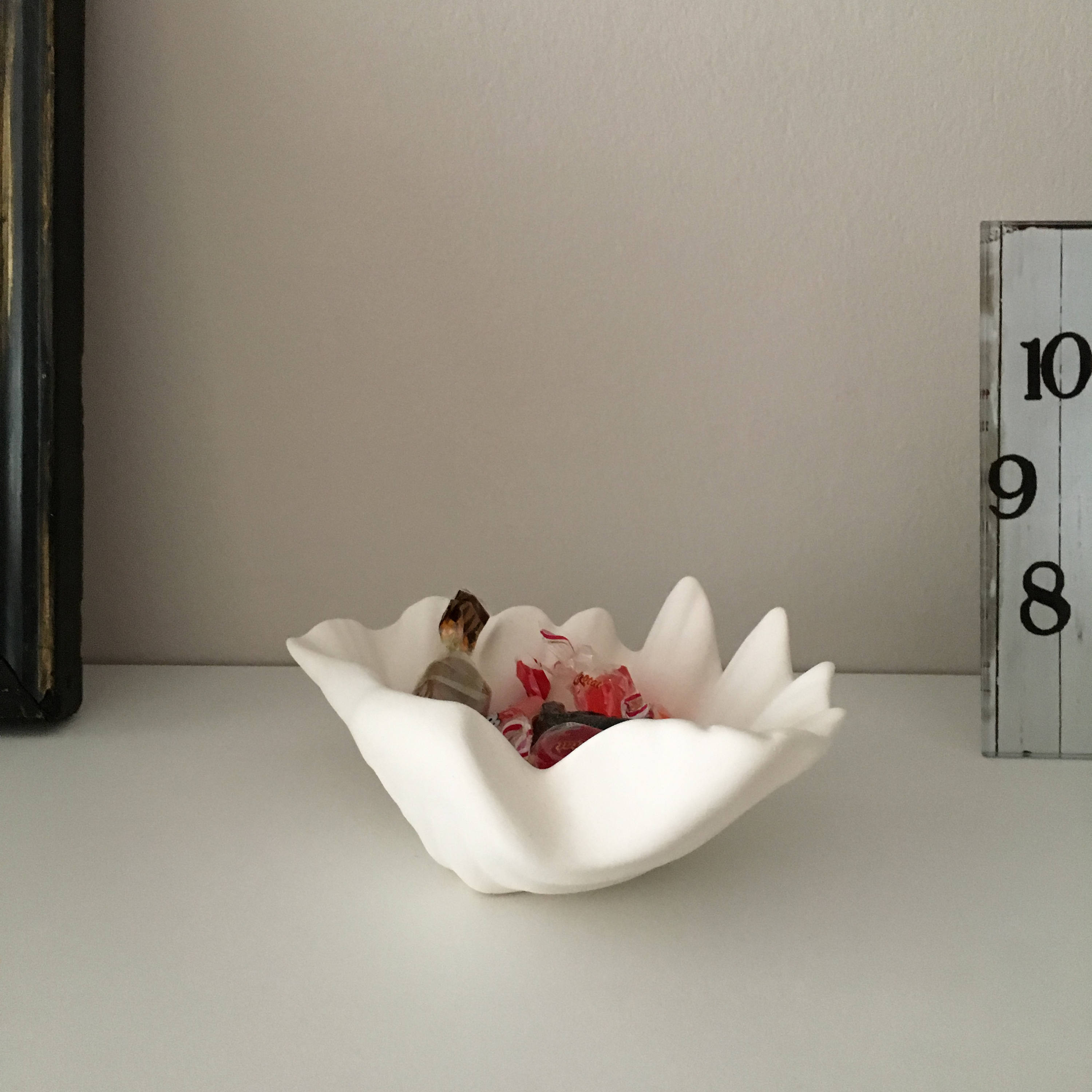 Clam Shell, Unfinished Clam, Ceramic Bisque, Unpainted Ceramic, Ready ...