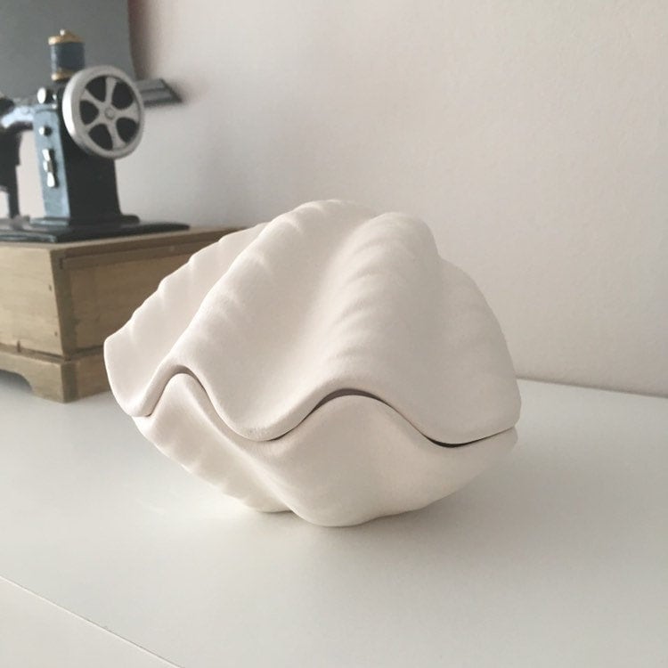 Ceramic Clam Shell Ceramic Statue Unfinished Clam Paintable | Etsy Canada