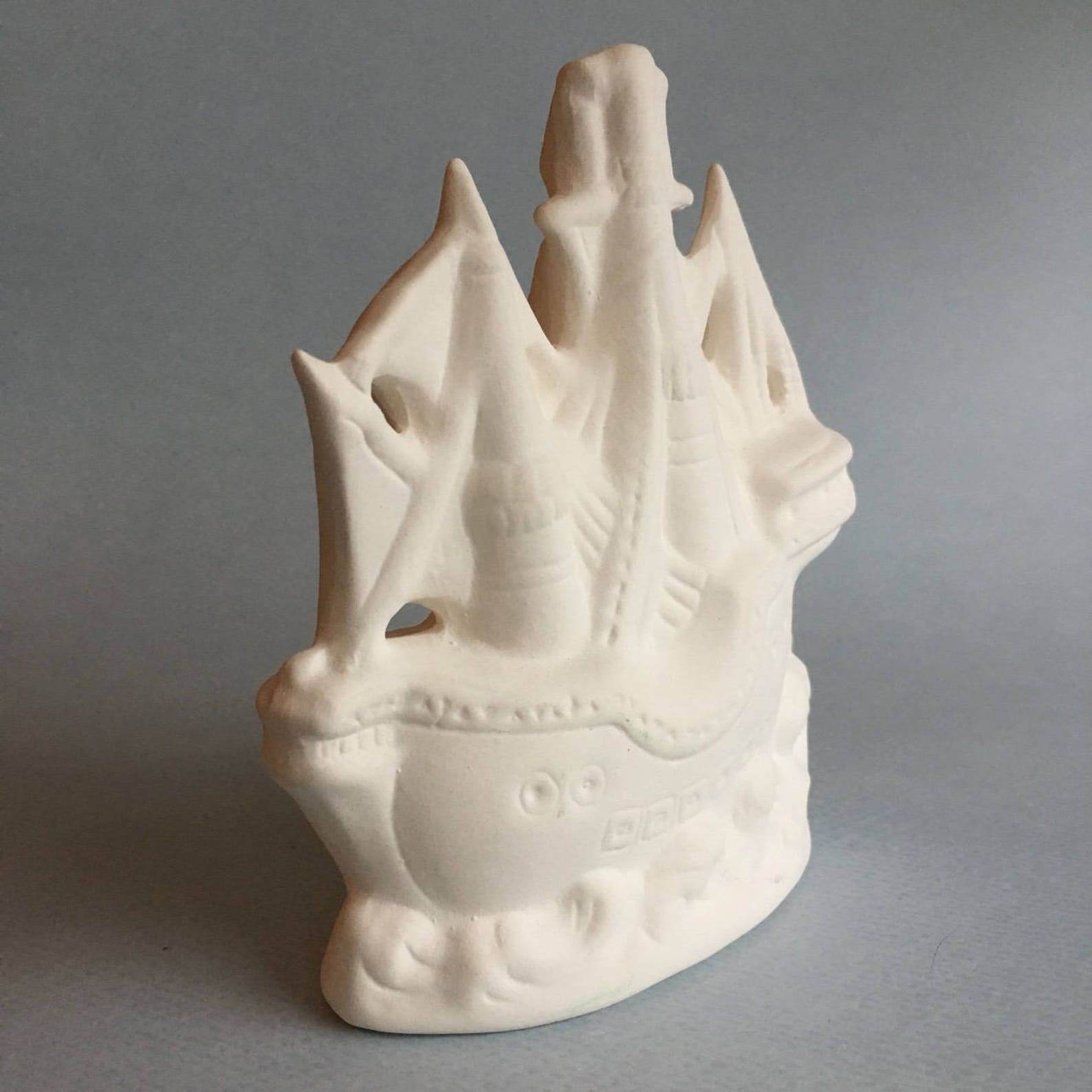 Ceramic Pirate Ship Ceramic Bisque Gift for Boys Ready to | Etsy