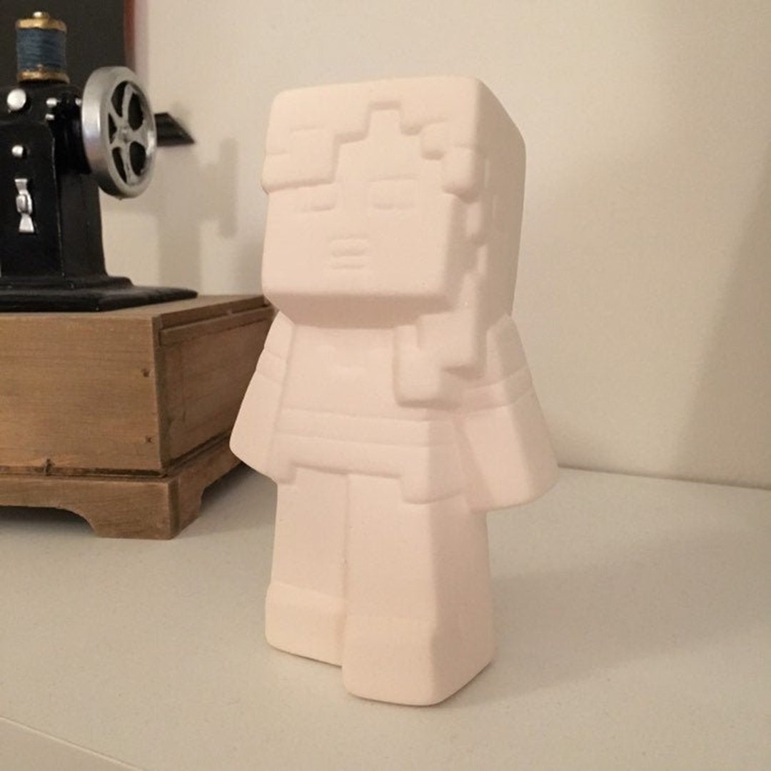 Minecraft Figurine, Ceramic Minecraft, Minecraft Party, Minecraft ...