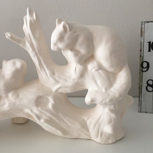 Ceramic Squirrels, Set of 2 Squirrels, Ready to Paint, Ceramic Bisque ...