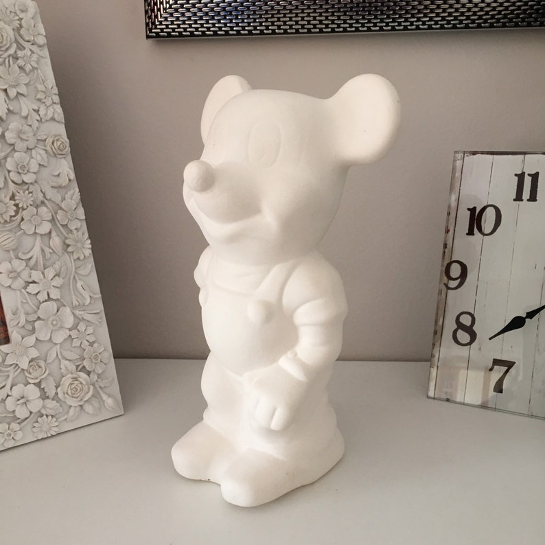 Ceramic Mickey Mouse Ready to Paint Animation Hero - Etsy