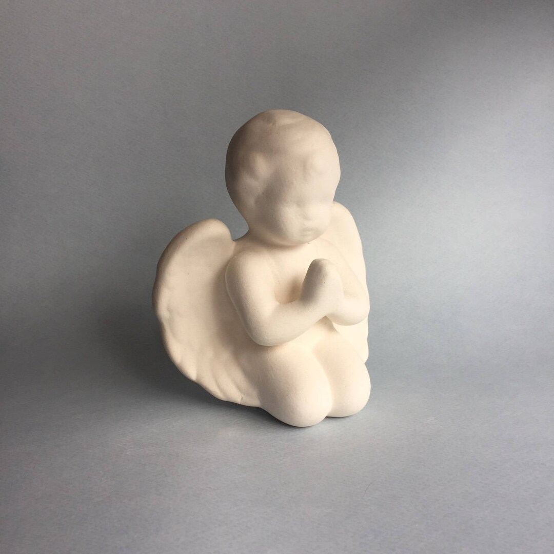 Ceramic Angel Figurine, Valentines Day Gift, Ceramics to Paint ...