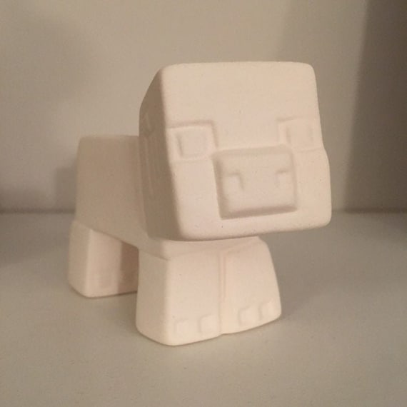 Keramik Minecraft Minecraft Miniatur Minecraft für Farbe | Etsy